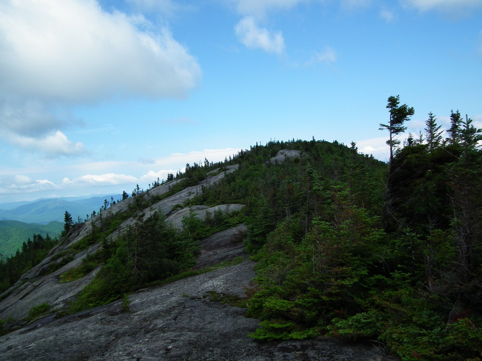 Low ridges and clouds